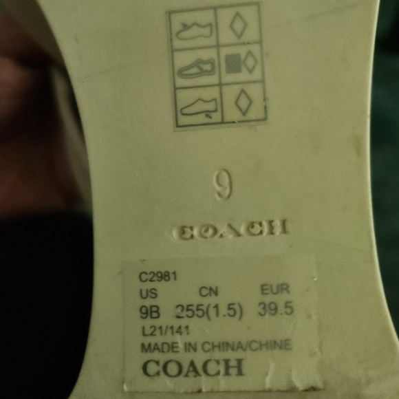 Used in very good condition. | Shoes | Coach Platforms | Poshmark